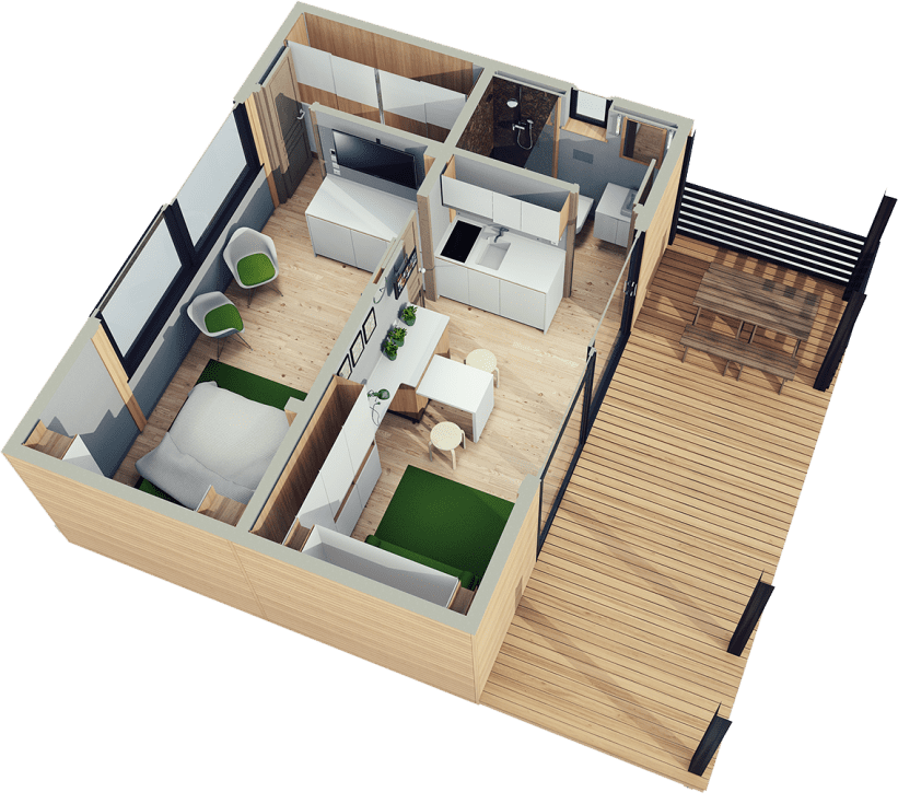 Modular Tiny Houses – Build your dream modular tiny house on wheels or ...