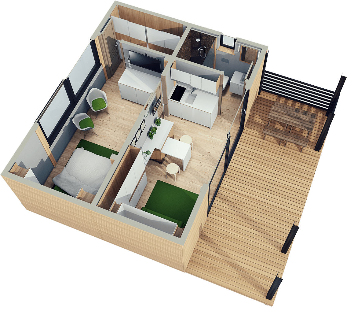 Modular Tiny Houses – Build your dream modular tiny house on wheels or ...